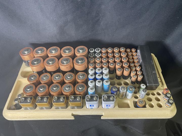 Get a Custom Built Battery Organizer | Pohl Custom Cabinets